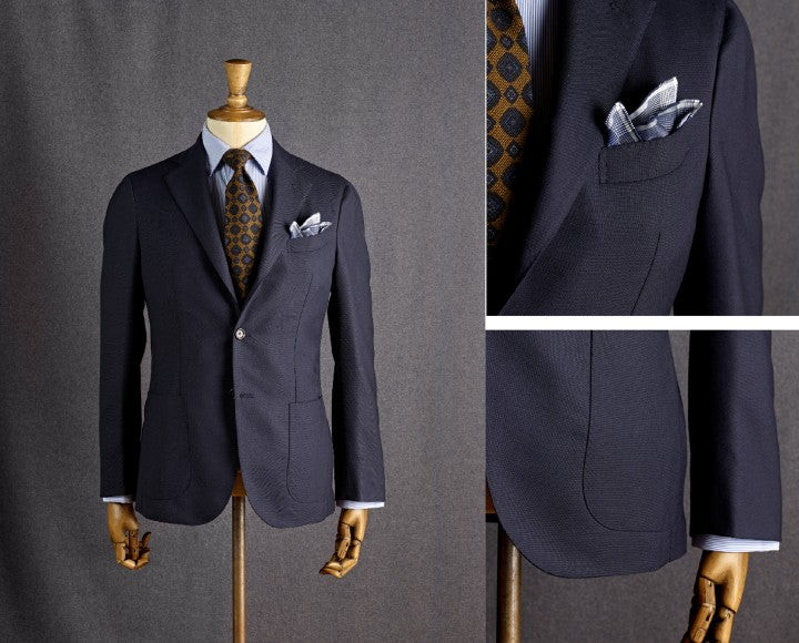 Fox Brothers Midnight Hopsack Blazer | The Merchant Fox News blog