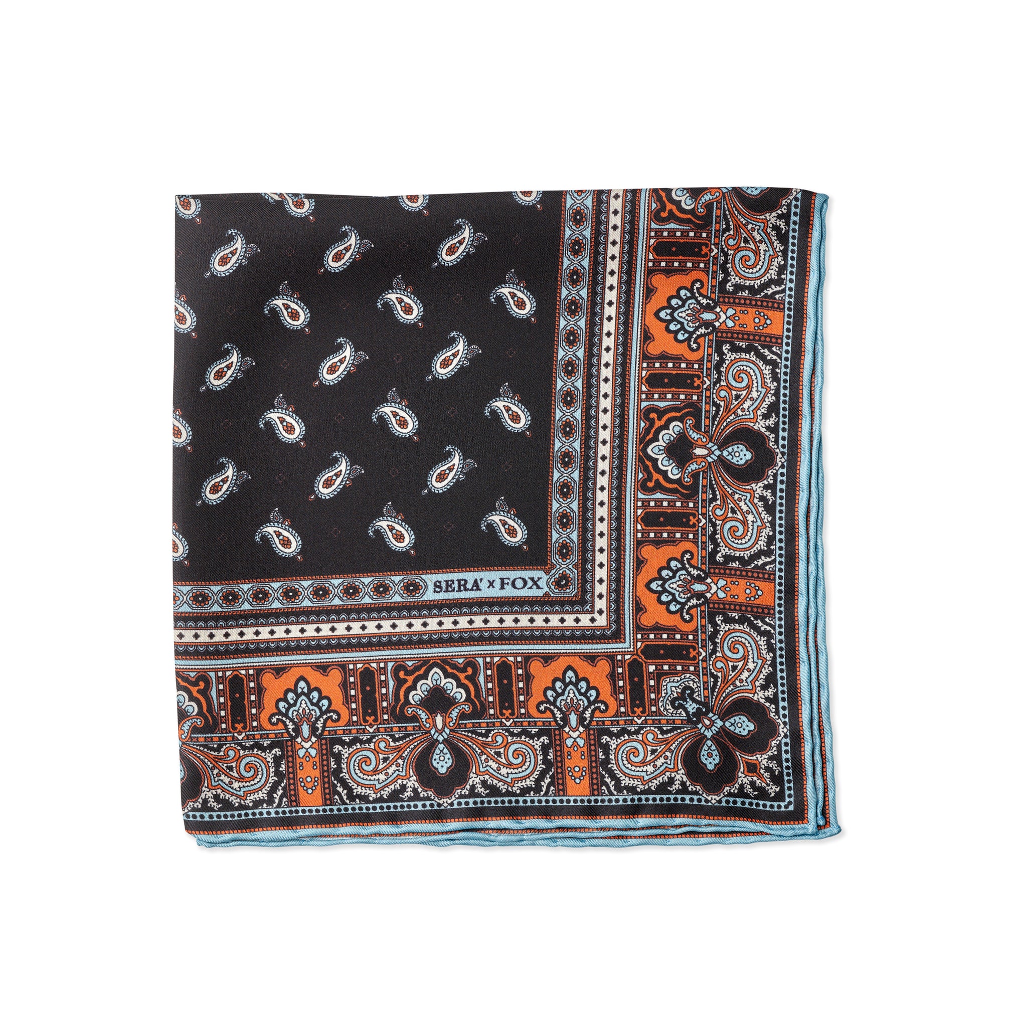 Fox x Sera Fine Silk Pocket Square | The Merchant Fox