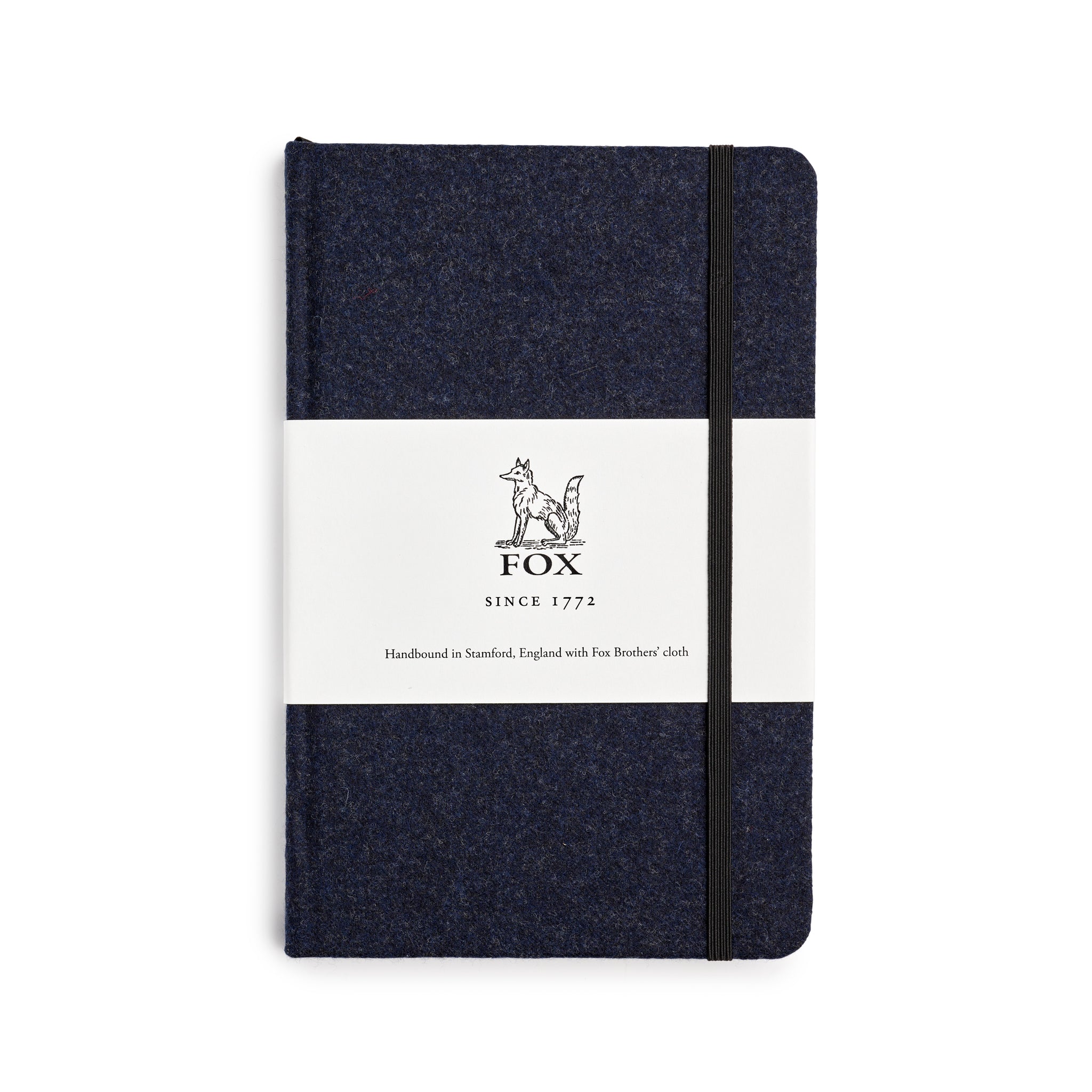Fox Navy Flannel Medium Notebook | The Merchant Fox