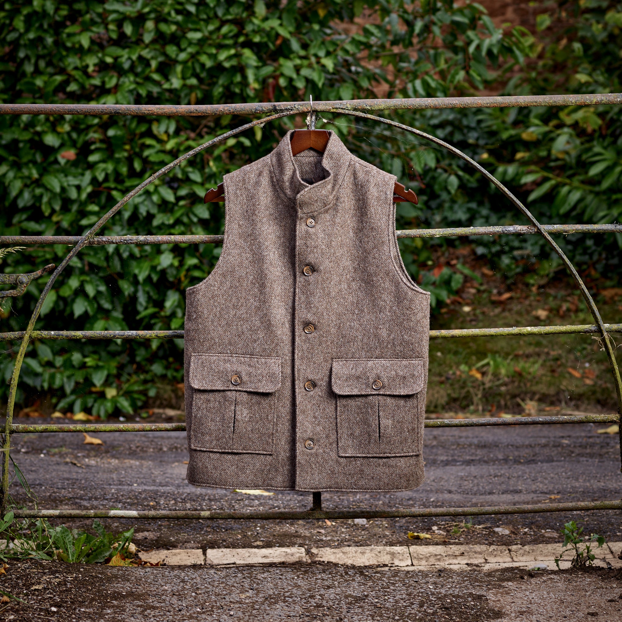 The Foxmoor Gilet in Exmoor Brown | The Merchant Fox