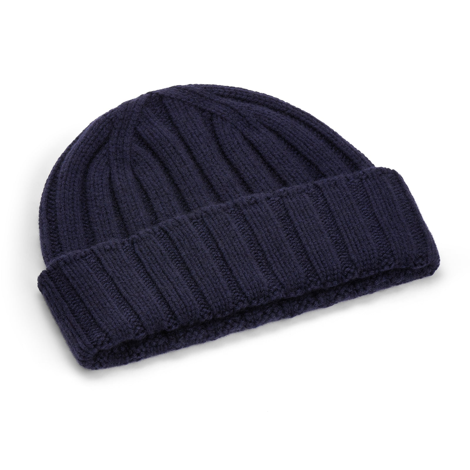 Cashmere Knitted Cap Midnight | The Merchant Fox